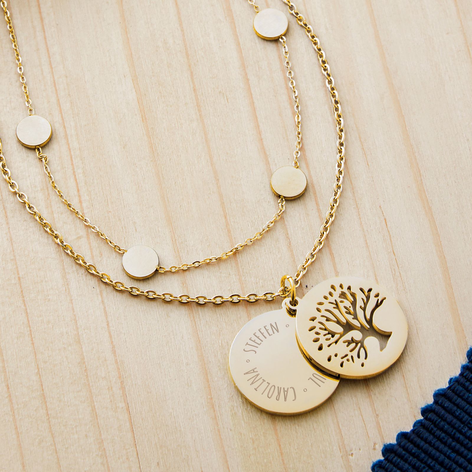 Schmuck mit Gravur: Anhänger, Armband und Ketten mit Namen